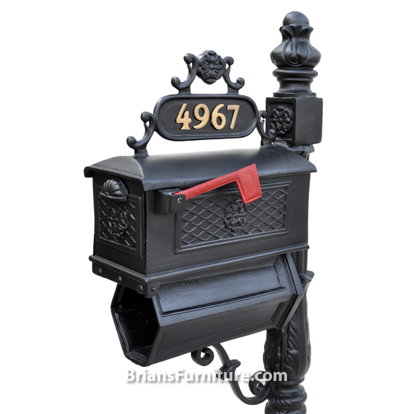 Cast Aluminum Mailboxes | Brian's Furniture